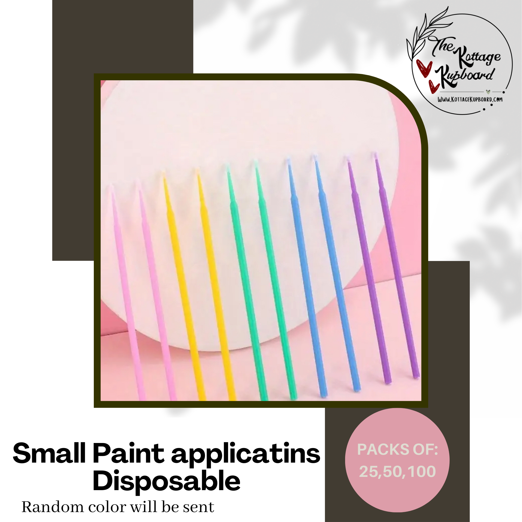 Micro Paint Applicators- Disposable – Kottage Kupboard